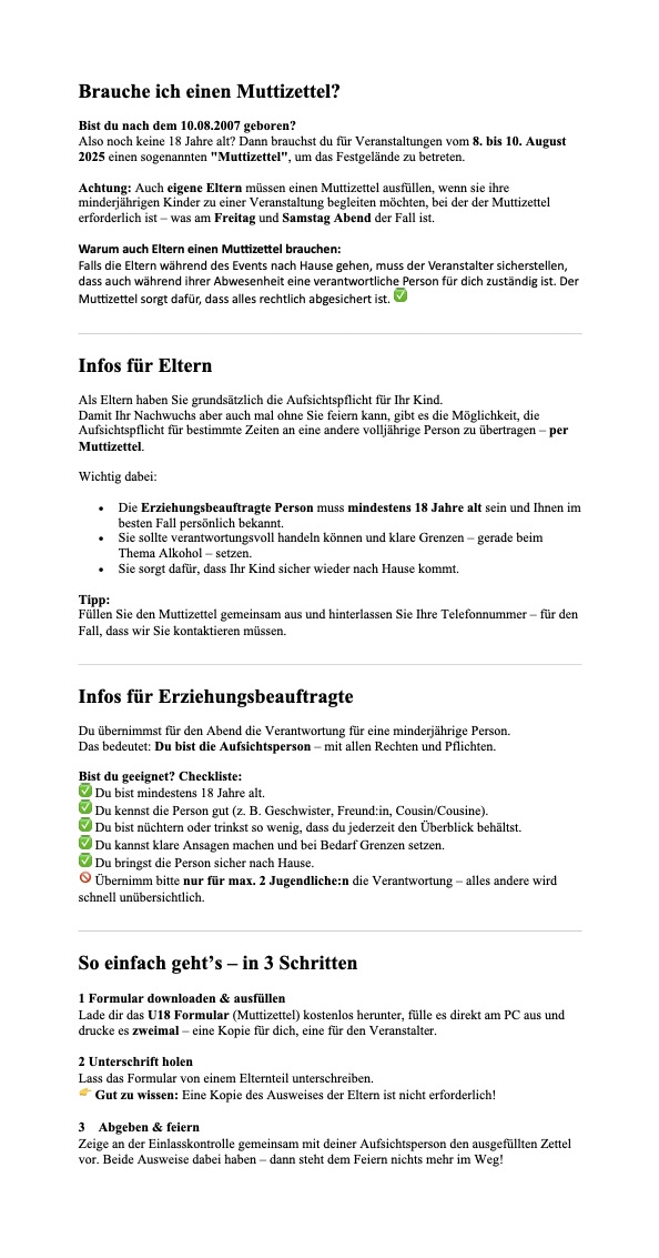 Partyzettel